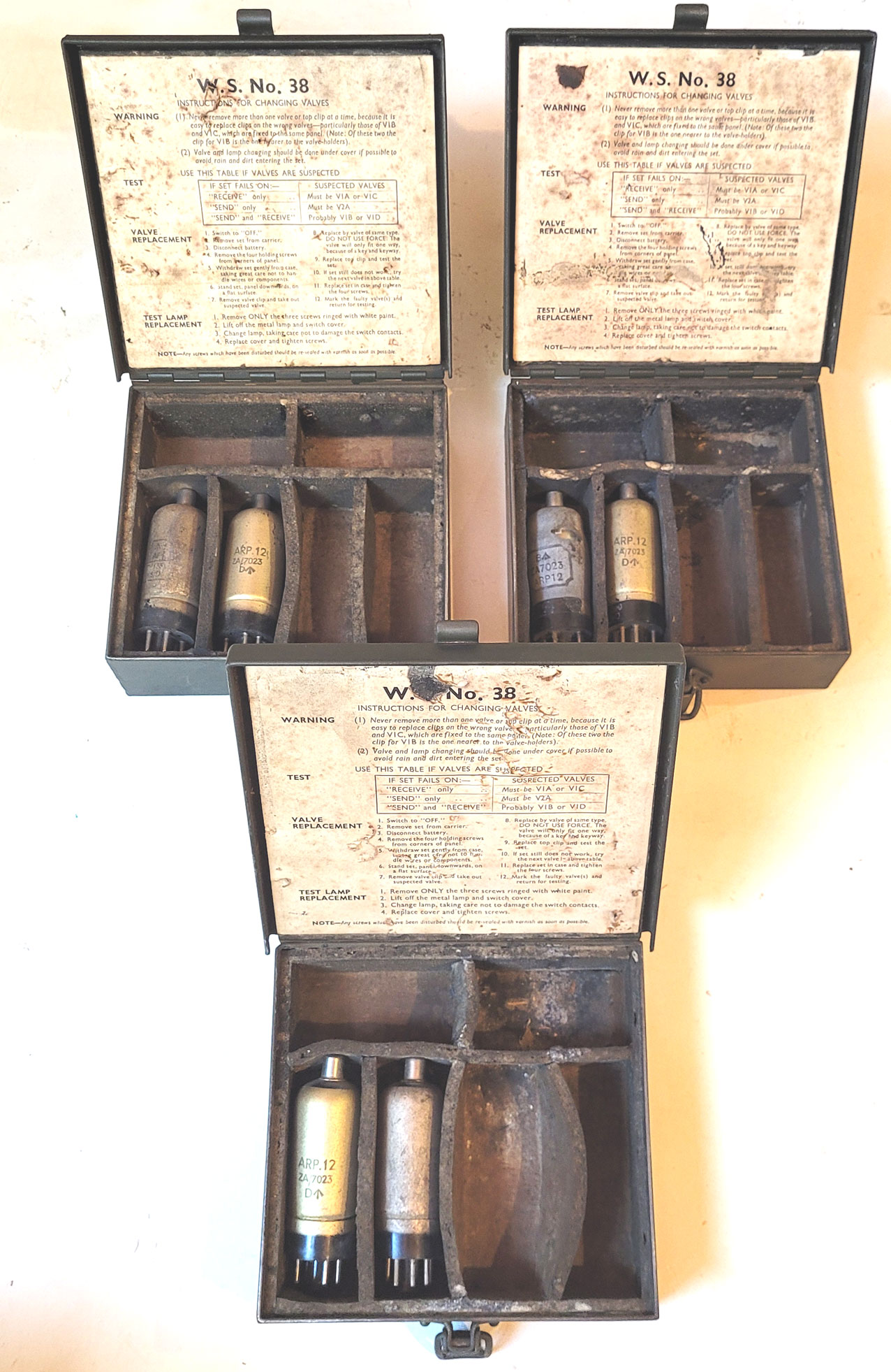 Spare valve box and valves for WS38 - Sentimental Journey