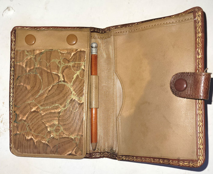 Leather notebook - Sentimental Journey